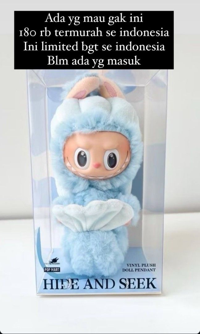 Boneka Labubu Mermaid, Toys & Collectibles, Mainan di Carousell