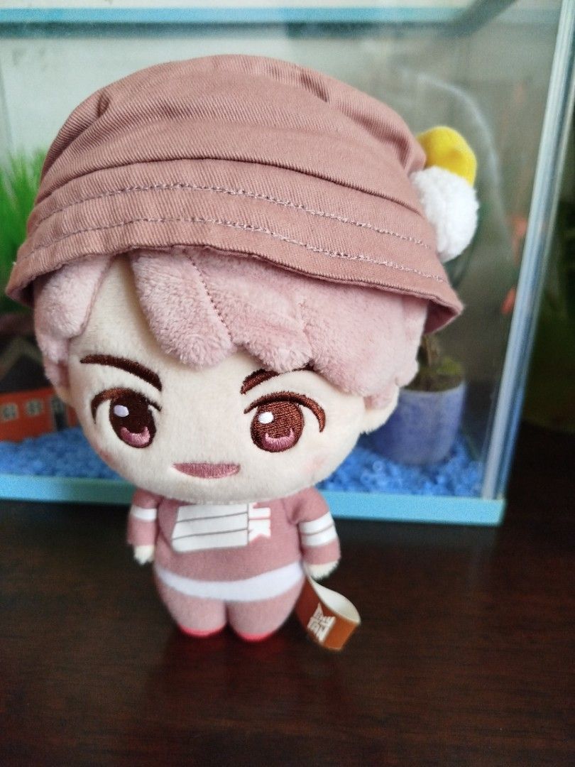 BTS JK Tiny Tan Sweet Time Theme Plush Jungkook, Hobbies & Toys, Toys & Games on Carousell