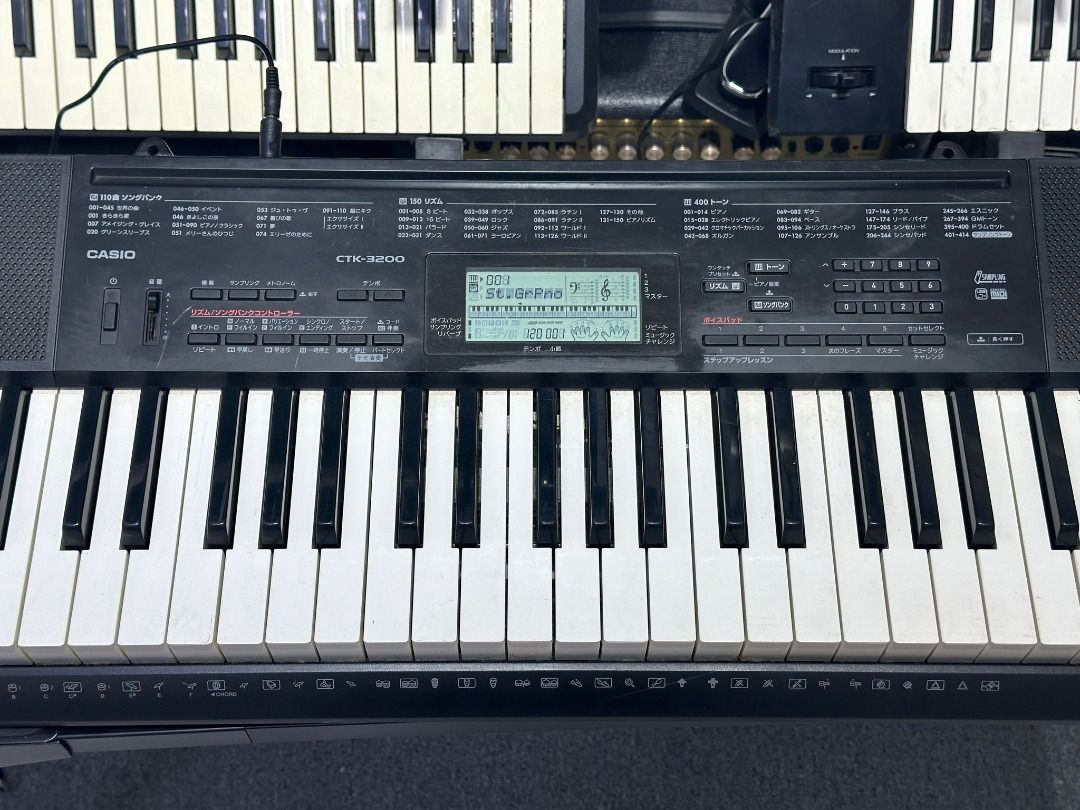Casio CTK-3200 Touch Response 61 Keys Piano Keyboard with Pitch Bend ...