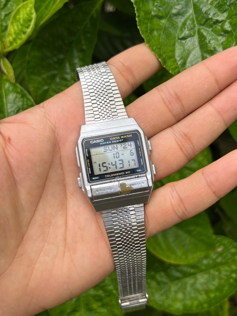 CASIO DATA BANK, Women's Fashion, Watches & Accessories, Watches on ...