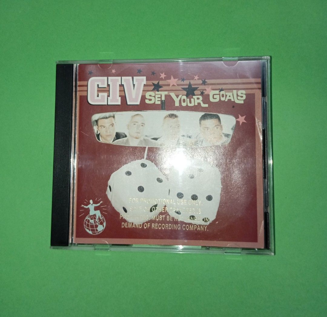 CD CIV : SET YOUR GOALS ALBUM (1995) *CRACKED CASING* PUNK ROCK ...