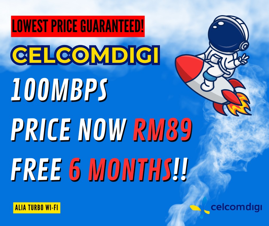 CELCOM DIGI FIBRE WIFI INTERNET, Everything Else, Others on Carousell