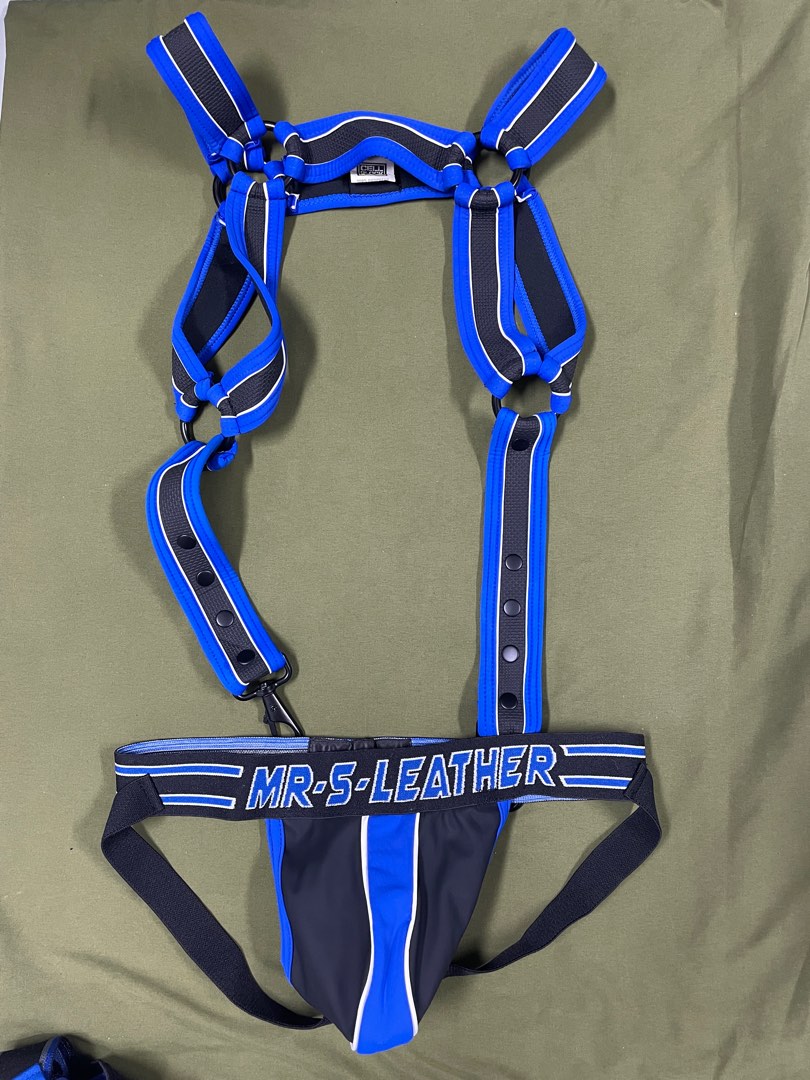 Cellblock Harness + Mr. S Jock Strap 內褲, 男裝, 褲＆半截裙, 內褲 boxer - Carousell