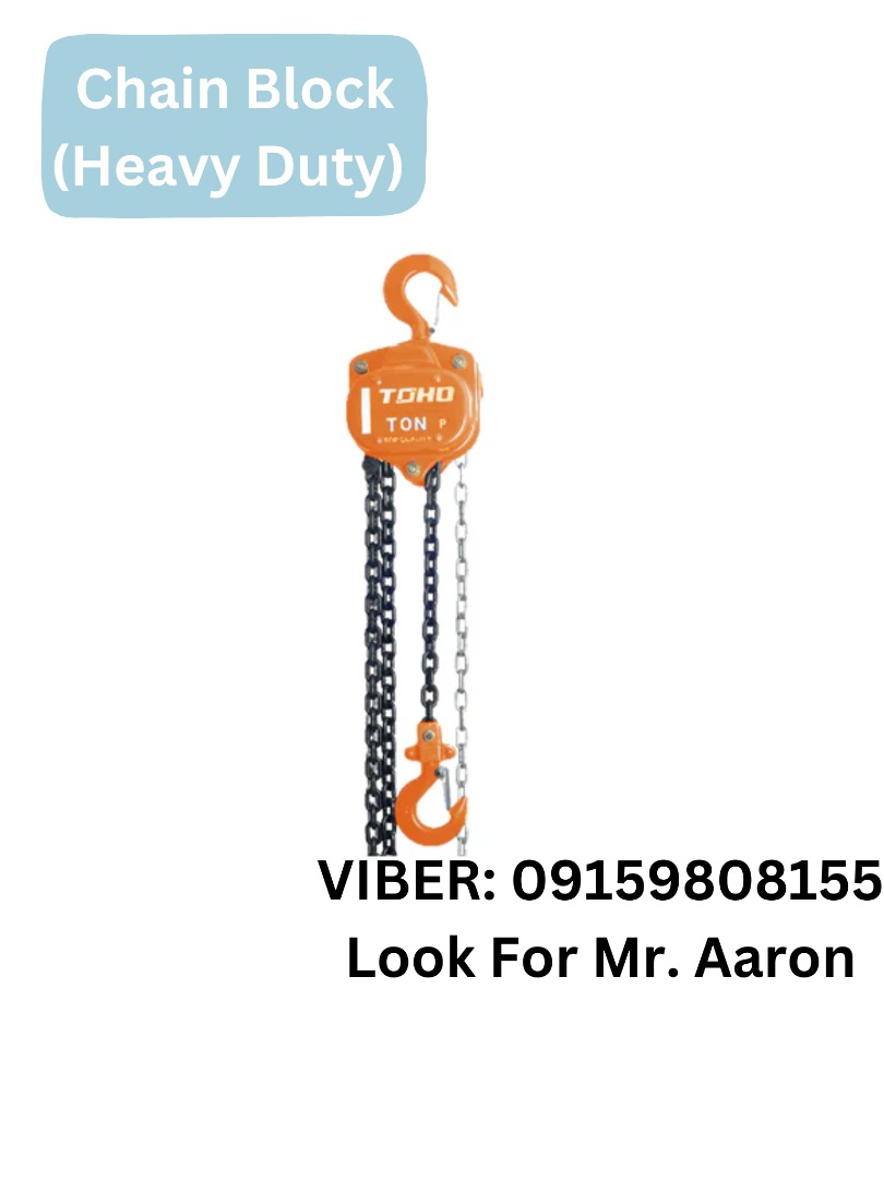 Chain Block (Heavy Duty), Commercial & Industrial, Construction Tools ...