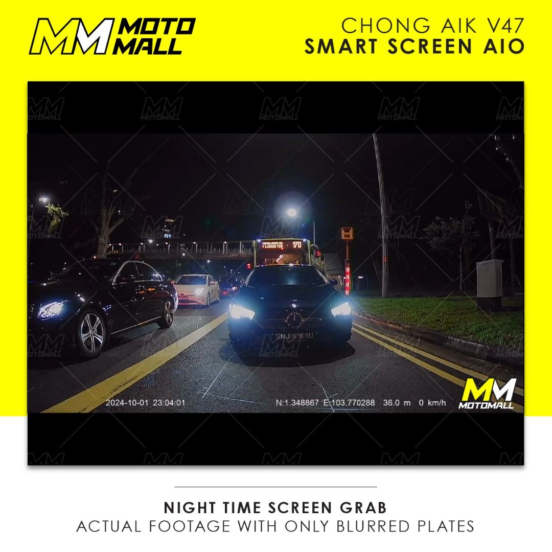 Chong Aik V47 Smart Screen AIO - Motorcycle Wireless Carplay/Android ...