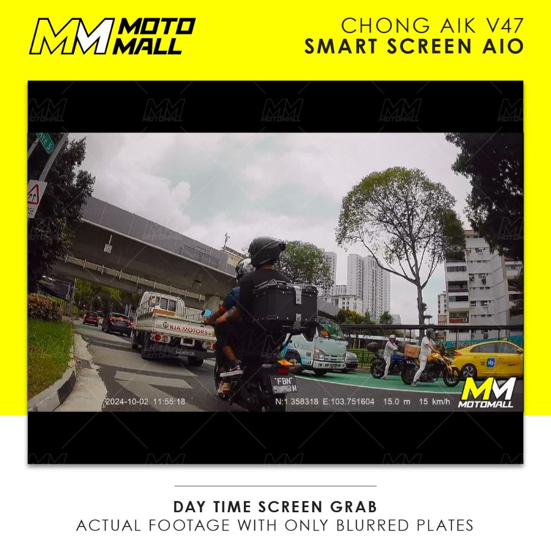 Chong Aik V47 Smart Screen AIO - Motorcycle Wireless Carplay/Android ...