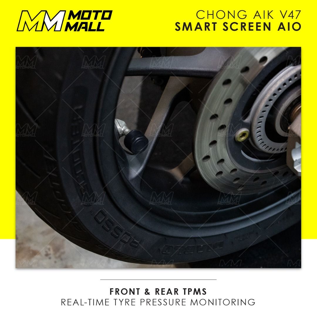 Chong Aik V47 Smart Screen AIO - Motorcycle Wireless Carplay/Android ...