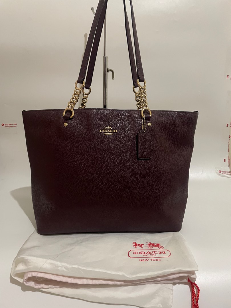 Coach tote large authentic, Luxury, Bags & Wallets on Carousell