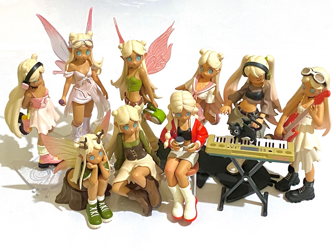 complete poppy peach riot figures ( tags for exposure anik anik trinket ...