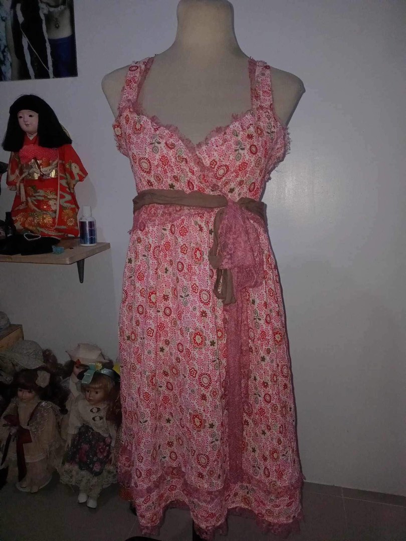 Coquette dress floral, Women's Fashion, Dresses & Sets, Dresses on ...