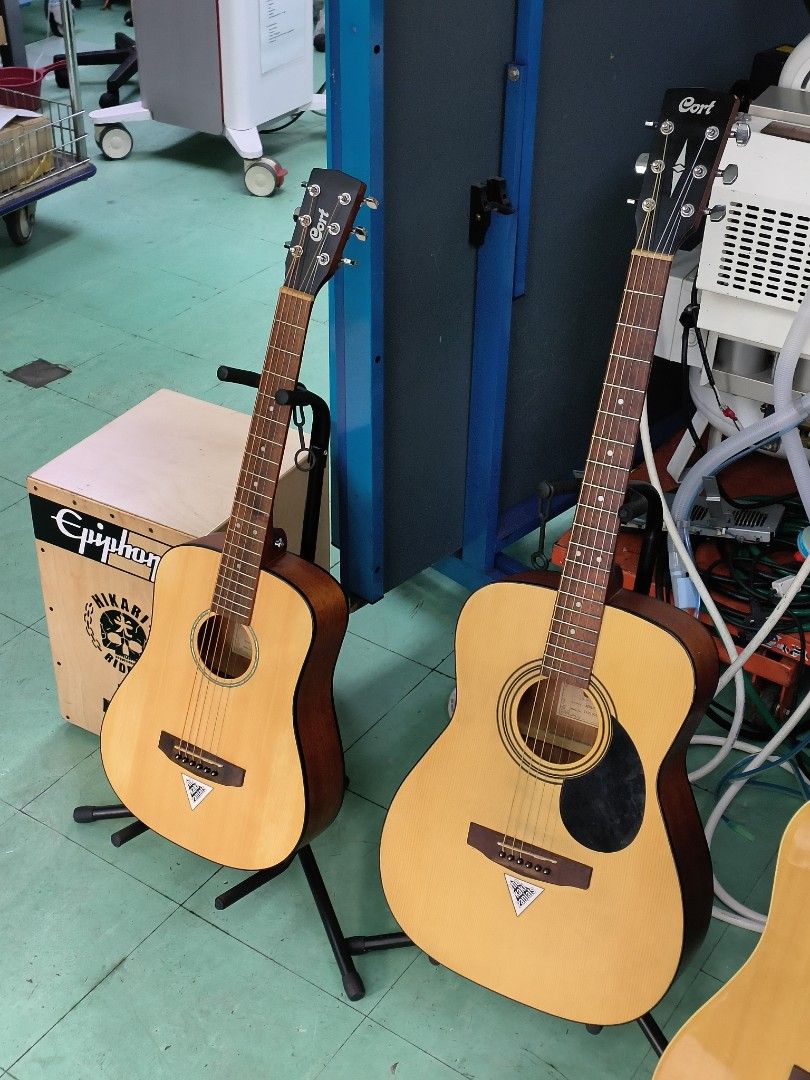 Cort AF510 OP Acoustic Guitar, Hobbies & Toys, Music & Media, Musical ...