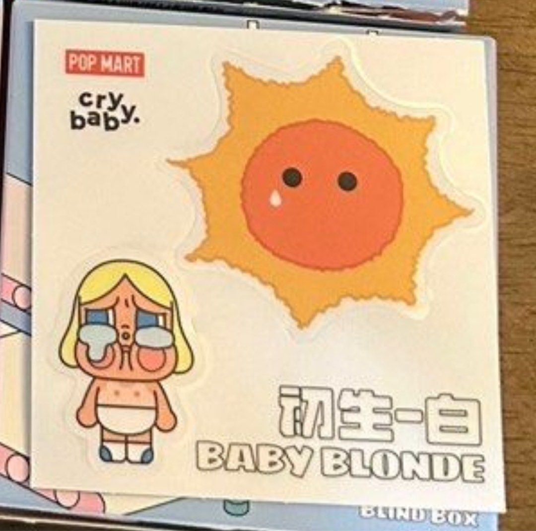Crybaby crying again badge pop mart, Hobbies & Toys, Toys & Games on ...