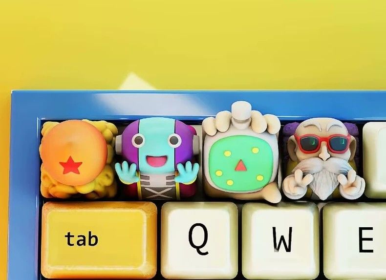 Dragon Ball Keyboard Caps / Anime / Manga Keycaps Goku | Vegeta | Bulma ...