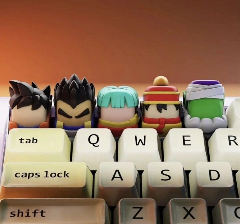 Dragon Ball Keyboard Caps / Anime / Manga Keycaps Goku | Vegeta | Bulma ...