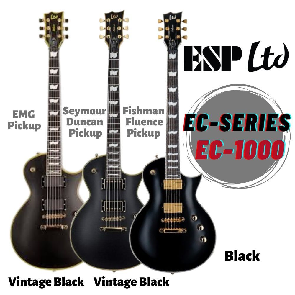 ESP LTD EC-1000 with EMG Pickup / Seymour Duncan Pickups / Fishman ...