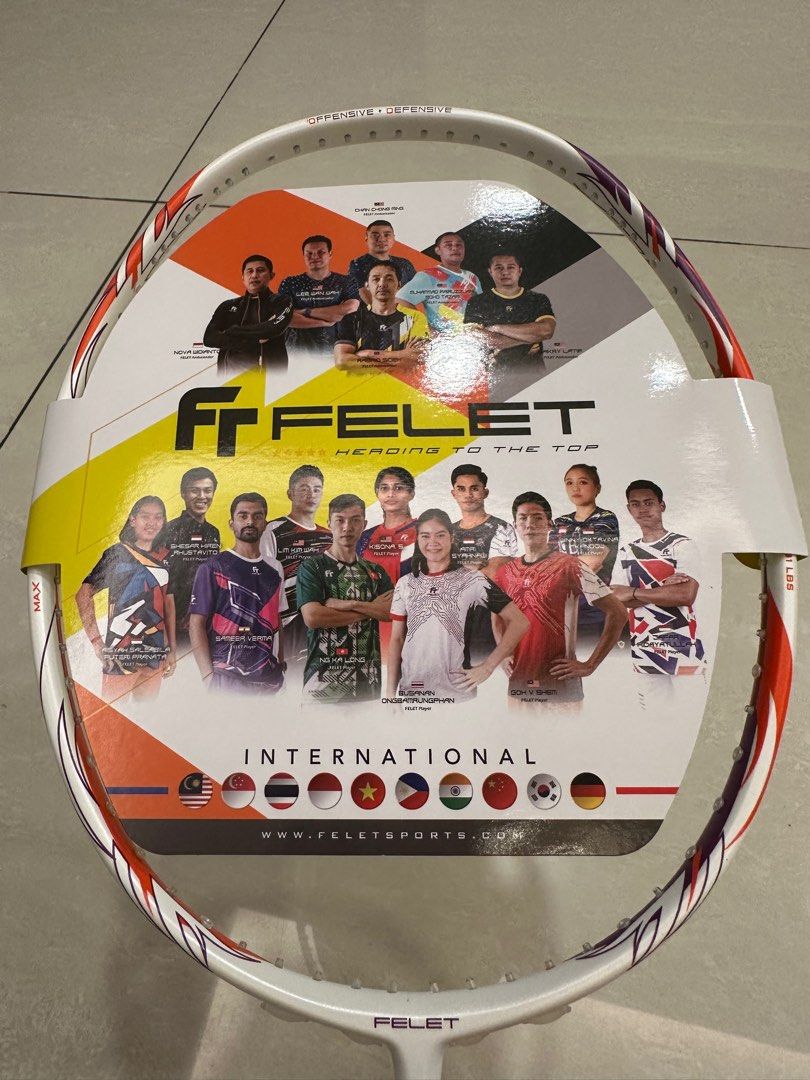 Felet racquet Dome 08, Sports Equipment, Sports & Games, Racket & Ball ...
