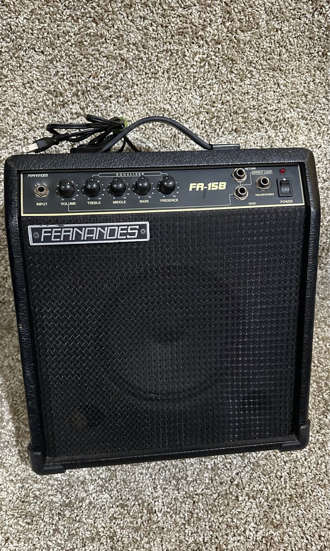 FERNANDES GUITAR AMP FA-15B - 15WATTS PRICE: 🏷️ 4,000 pesos ️ ...