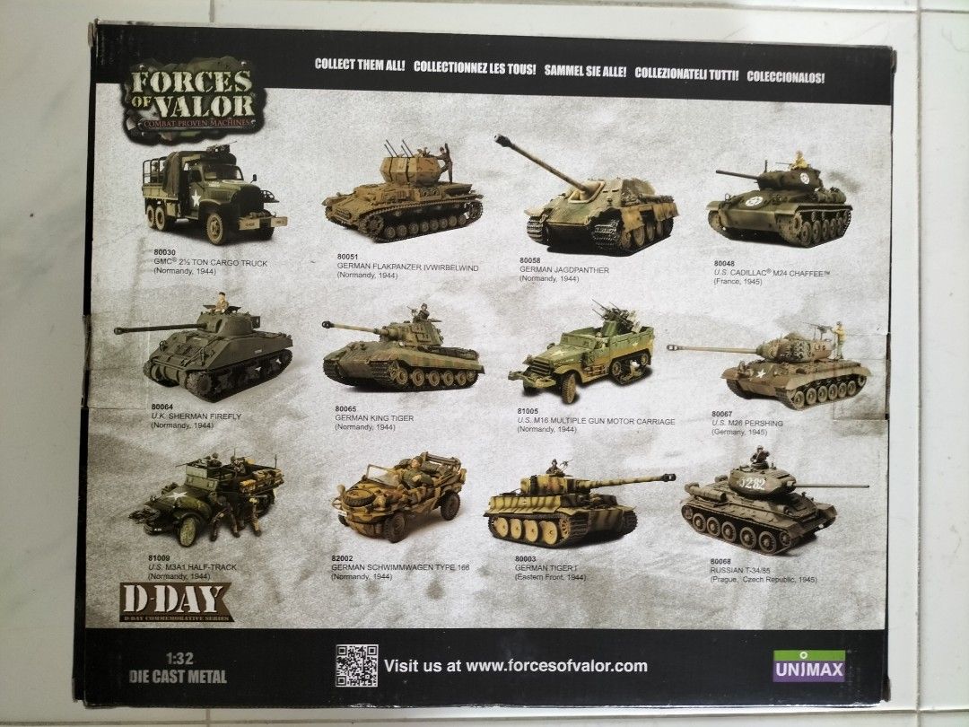 FORCES OF VALOR UNIMAX WWII GERMAN KING TIGER PORSCHE TURRET FRANCE ...