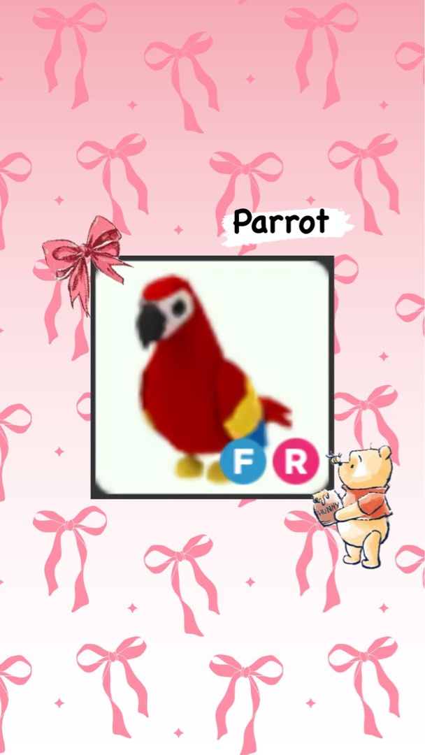 FR Parrot Adopt Me, Video Gaming, Video Games, Others on Carousell