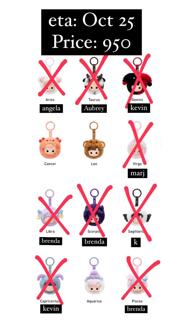 Hacipupu Constellations Popmart, Hobbies & Toys, Toys & Games on Carousell