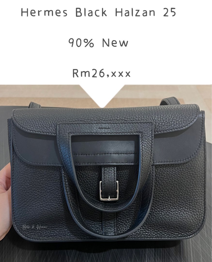 Hermes Halzan 25, Luxury, Bags & Wallets on Carousell
