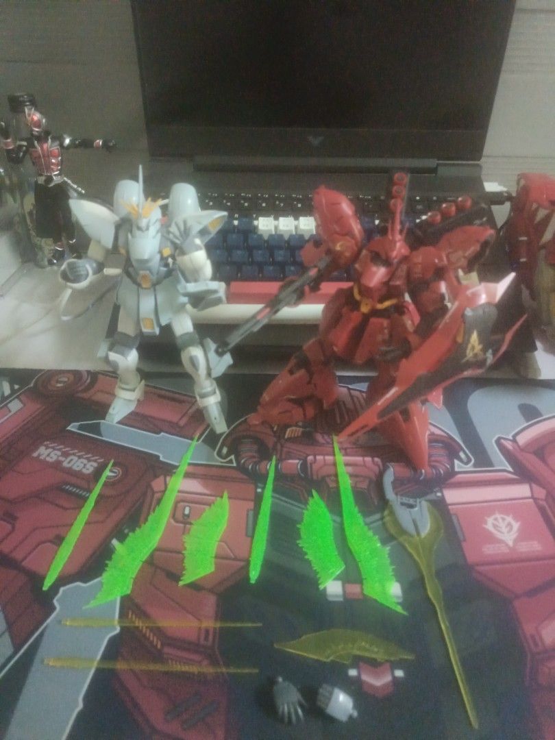 Hgbf miss sazabi and rg sazabi, Hobbies & Toys, Toys & Games on Carousell
