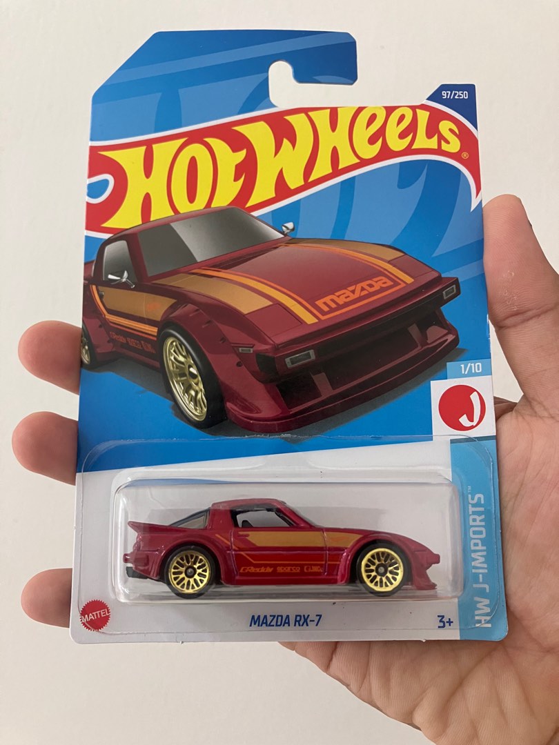 Hotwheels Mazda RX7 (Japan Card), Hobbies & Toys, Toys & Games on Carousell