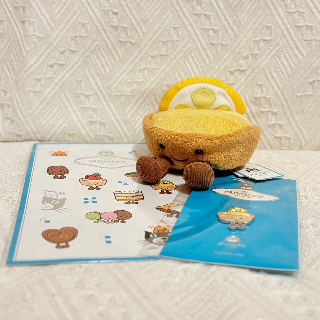 現貨in stock Jellycat 檸檬 Amuseables Lemon / 檸檬撻 Lemon Tart (詳情見下述資料), 興趣及 ...