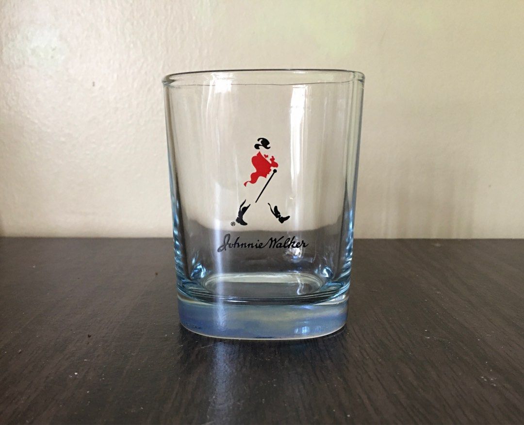 Johnnie Walker Red Label Glass, Looking For on Carousell