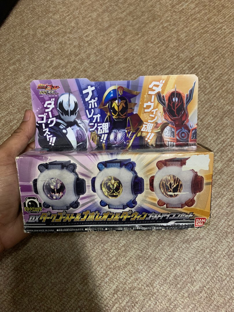Kamen Rider Ghost / DX Dark Ghost & Napoleon & Darwin Eyecon, Hobbies & Toys, Toys & Games on ...