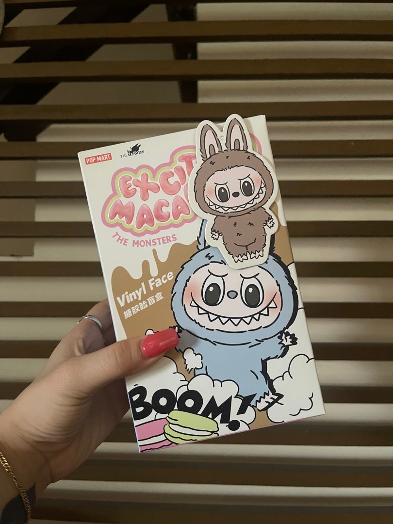 Labubu Exciting Macaron - Toffee, Hobbies & Toys, Toys & Games on Carousell