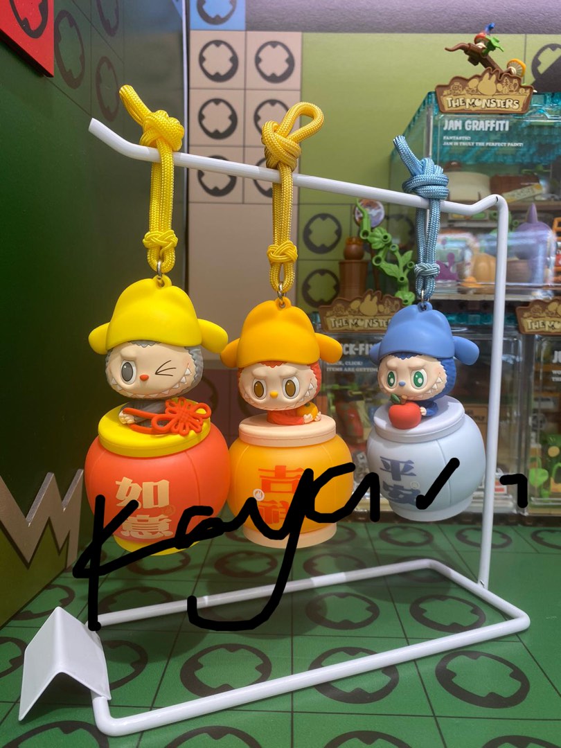 Labubu hanging lighting or use as bag charm, Hobbies & Toys, Toys ...