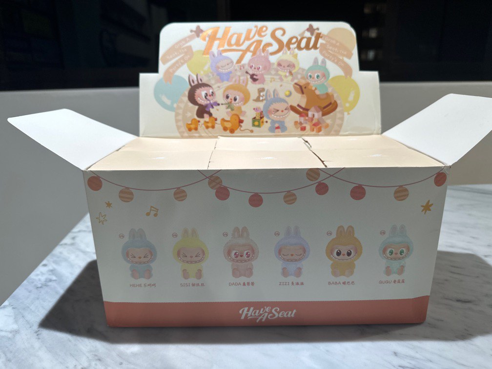 Labubu (have a seat collection), Hobbies & Toys, Toys & Games on Carousell