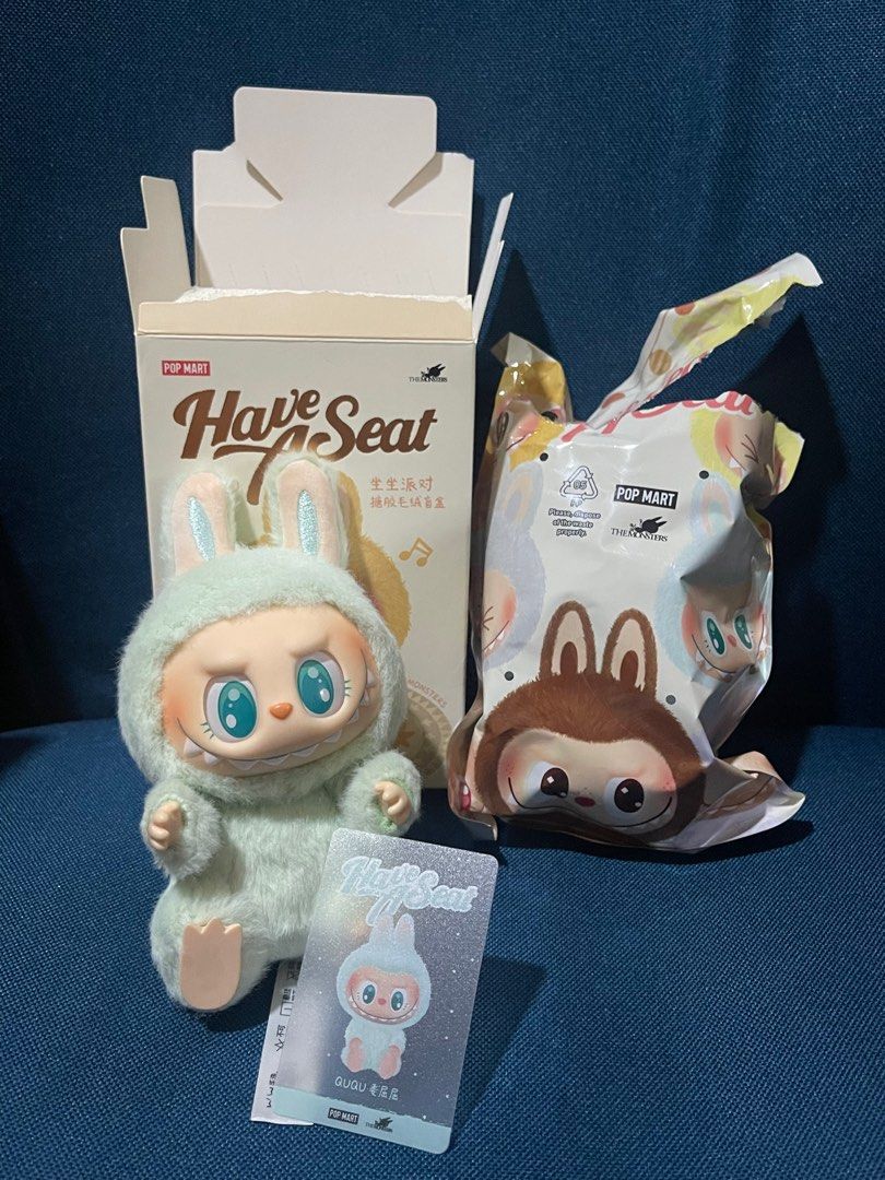 LABUBU Have a Seat V2 (QUQU) - ORIGINAL POPMART, Serba Serbi, Others di ...