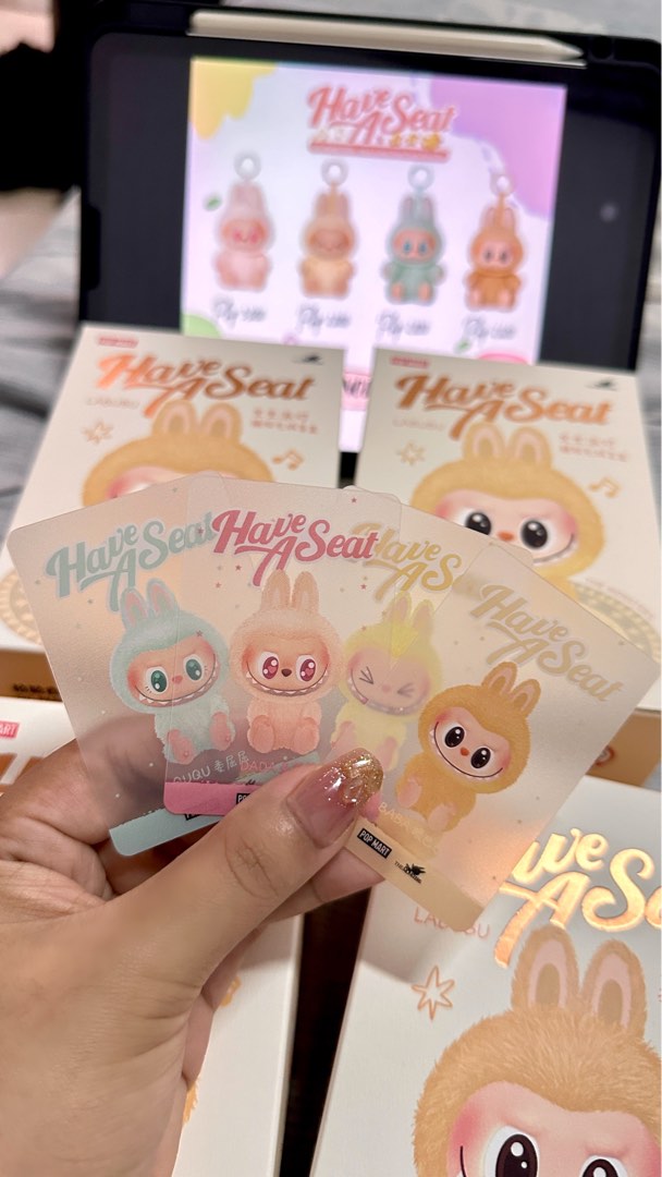 Labubu Have a Seat Version 2, Hobbies & Toys, Toys & Games on Carousell