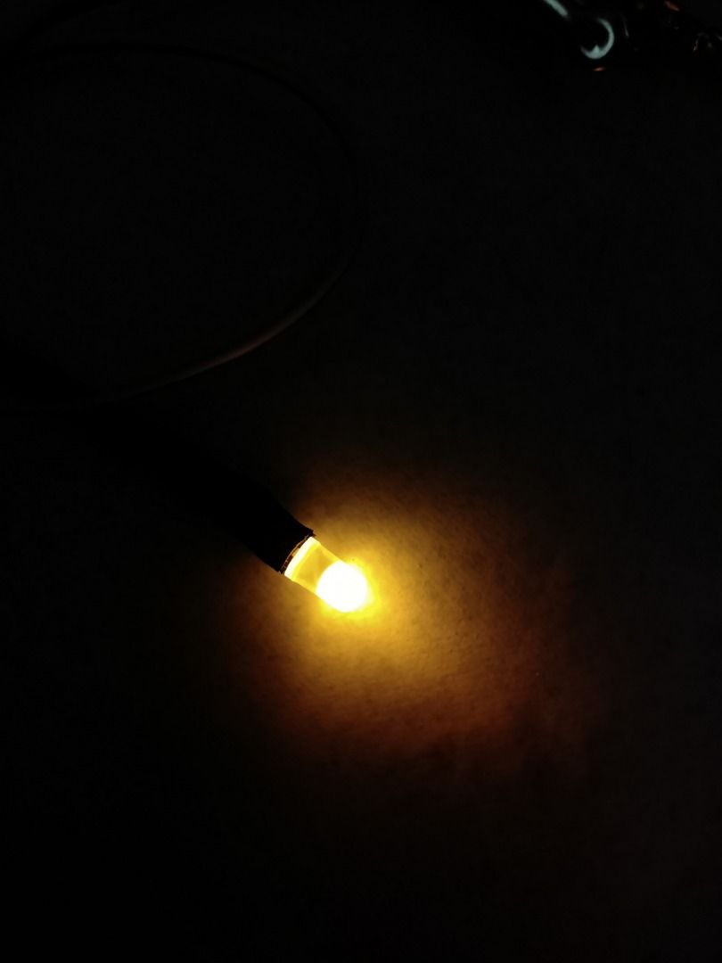 LED INDICATOR 5mm with 470 ohms RESISTOR 12V to DUPONT WIRE MALE 20cm ...