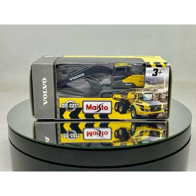 Maisto VOLVO EC220E EXCAVATOR A25G ARTICULATED HAULER A25 CEMENT MIXER ...
