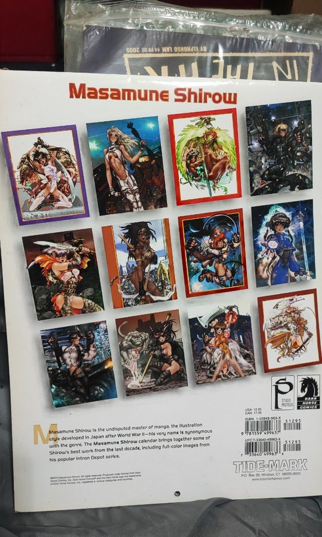 Masamune Shirow 2005 Calendar, Hobbies & Toys, Books & Magazines ...