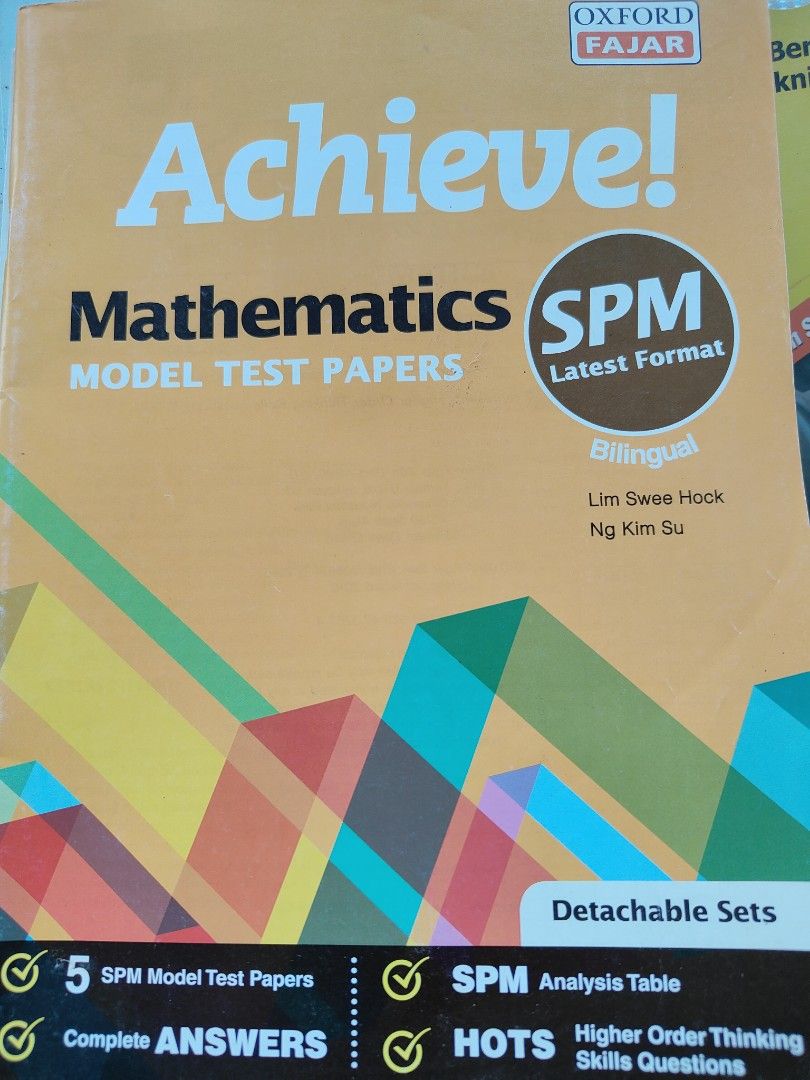Mathematics SPM Model Test Papers, Hobbies & Toys, Books & Magazines ...