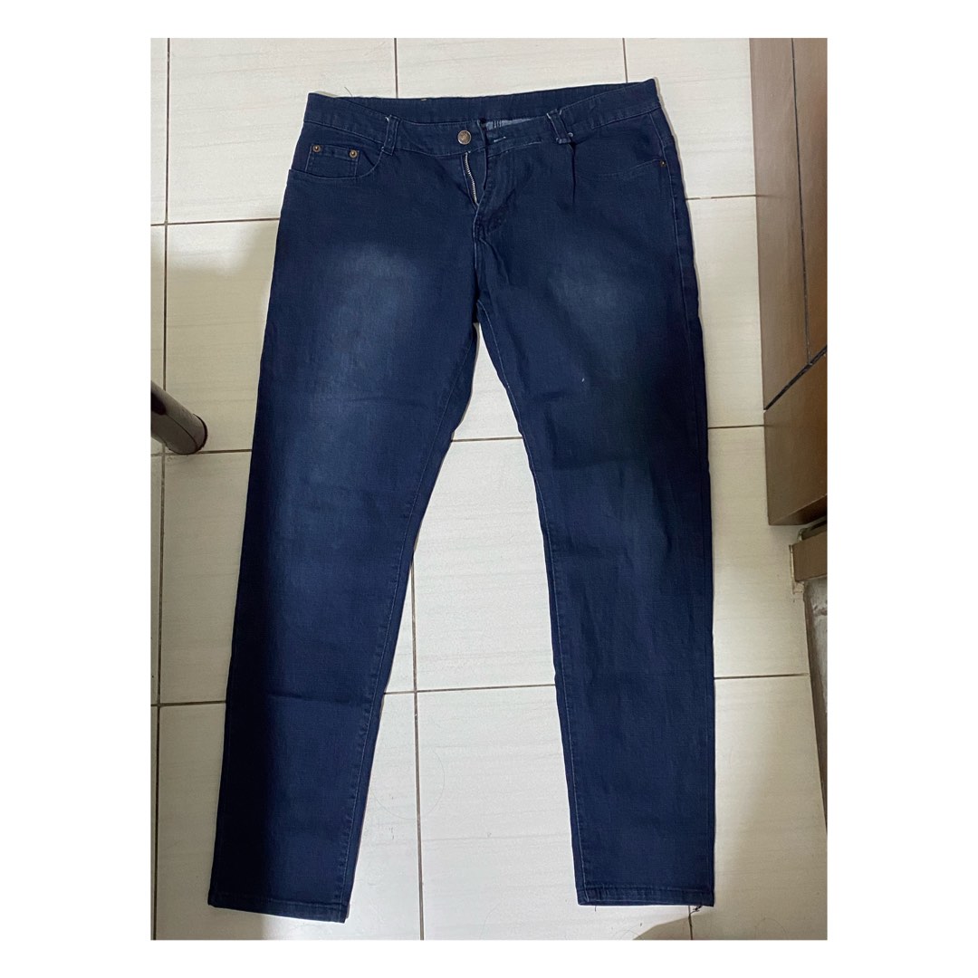 Mens Maong Jeans (Dark), Men's Fashion, Bottoms, Jeans on Carousell