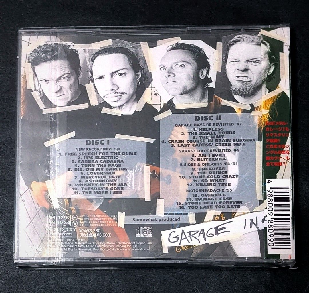 Metallica - Garage Inc. (2 x CD, Japan, 1998), Audio, Other Audio ...