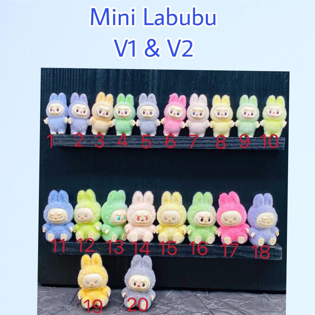 Mini Labubu / Labubu / Labubu have a seat / Labubu macaron, Hobbies ...