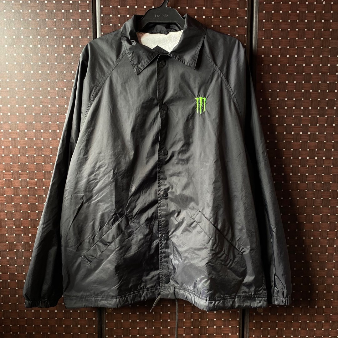 MONSTER ENERGY BY PORT AUTHORITY COACH JACKET, Men's Fashion, Coats ...