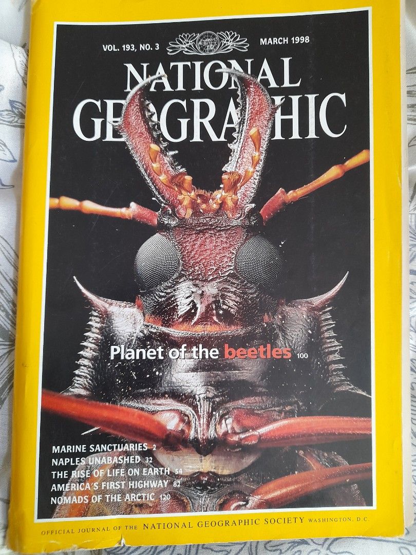 National Geographic Planet of the Beetle VOL. 193, No. 3 March 1998 ...