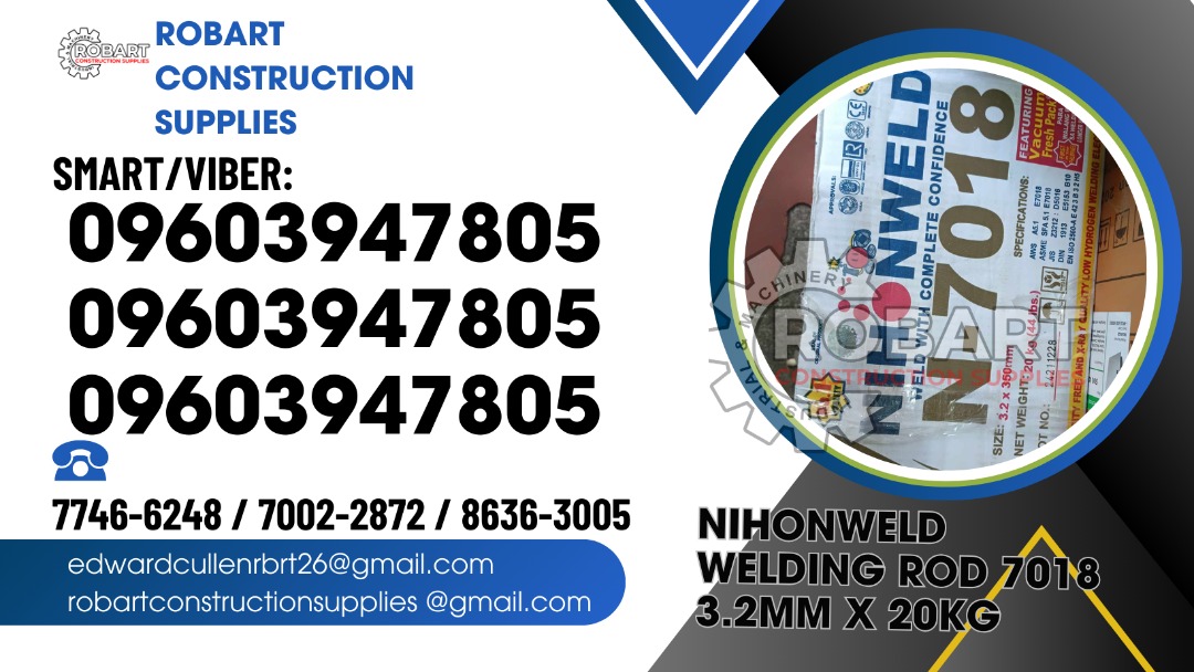 Nihonweld welding rod 7018 3.2mm x 20kg, Commercial & Industrial ...