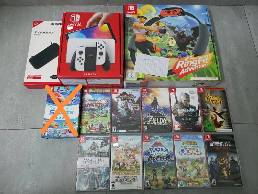 Nintendo switch and game set, Video Gaming, Gaming Accessories, In-Game ...