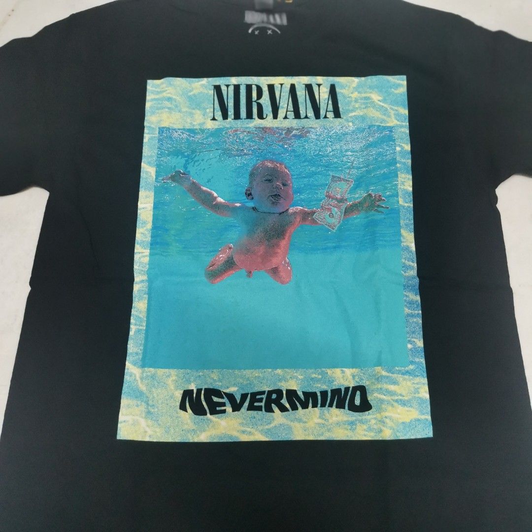 nirvana - nevermind, Men's Fashion, Tops & Sets, Formal Shirts on Carousell