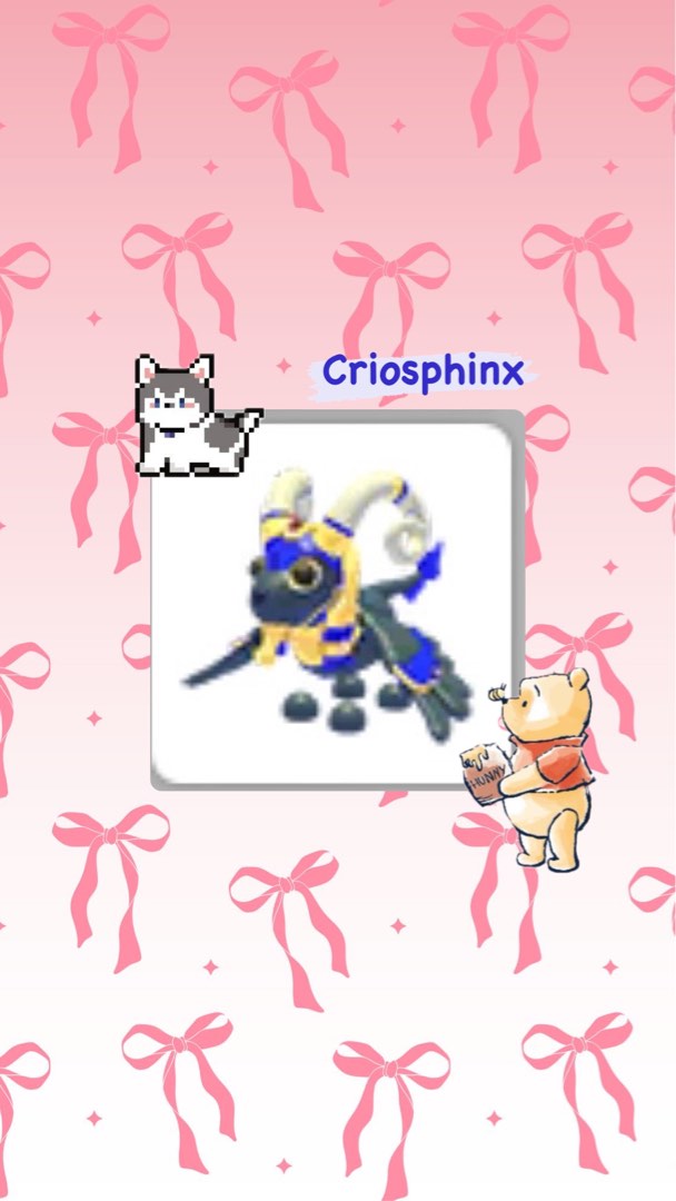 Normal Criosphinx Adopt Me, Video Gaming, Video Games, Others on Carousell