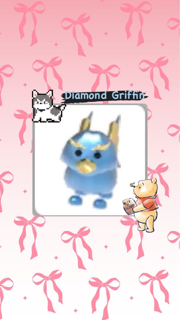 Normal Diamond Griffin Adopt Me, Video Gaming, Video Games, Others on Carousell