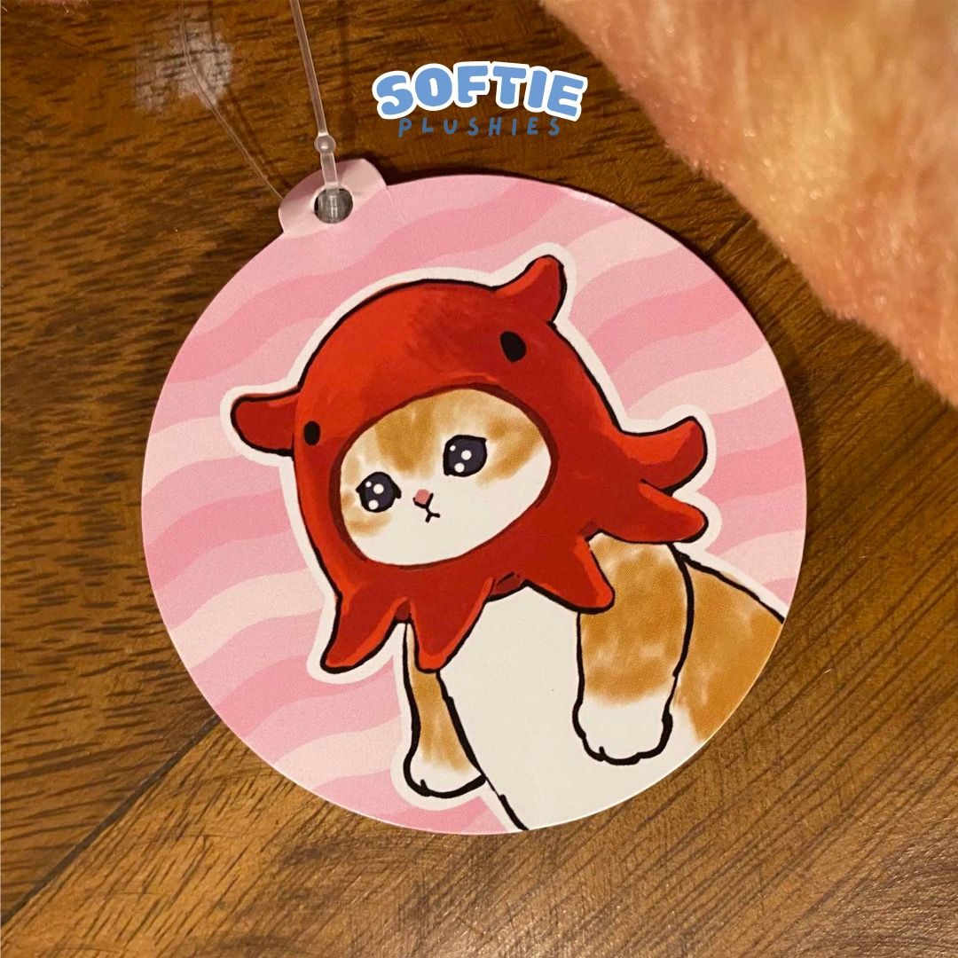 Official Mofusand Sea Creature Series Orange Cat Octopus Mascot Big ...